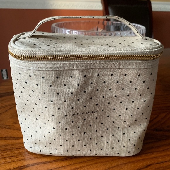 kate spade | Bags | Kate Spade Polka Dot Lunch Box Fabfitfun | Poshmark